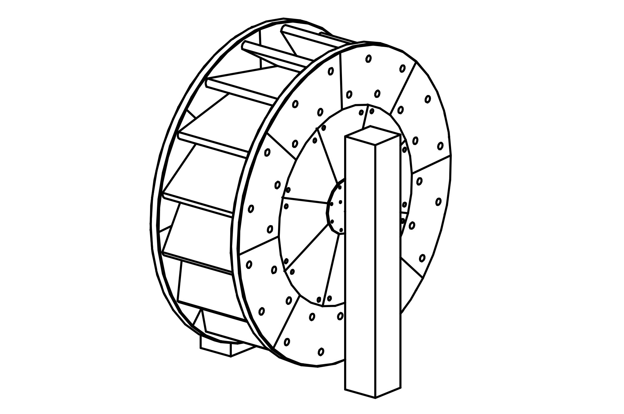 Timberplay Richter Products Big Bucket Wheel Stainless Steel timberplay-richter-products-big-bucket-wheel-stainless-steel